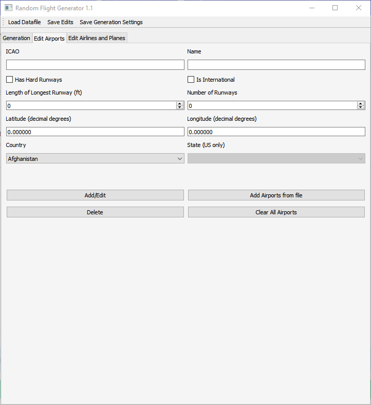 Random Flight Generator for Microsoft Flight Simulator | MSFS