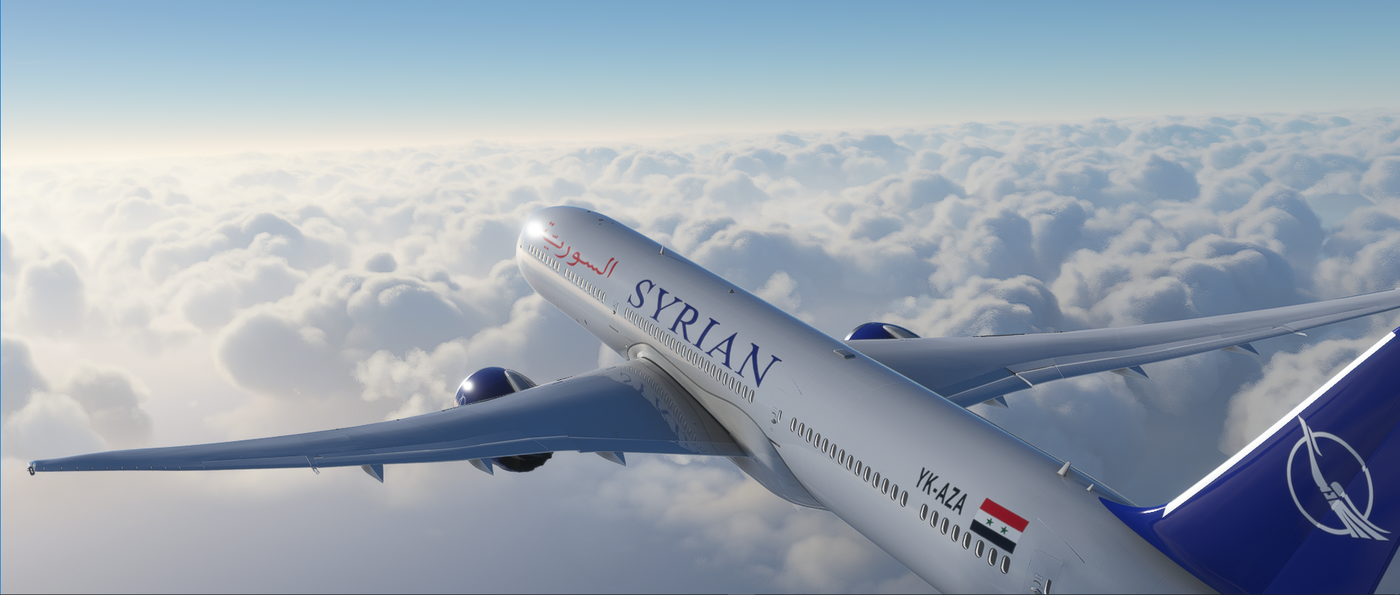 B787 Syrian Airlines | 4K for Microsoft Flight Simulator | MSFS