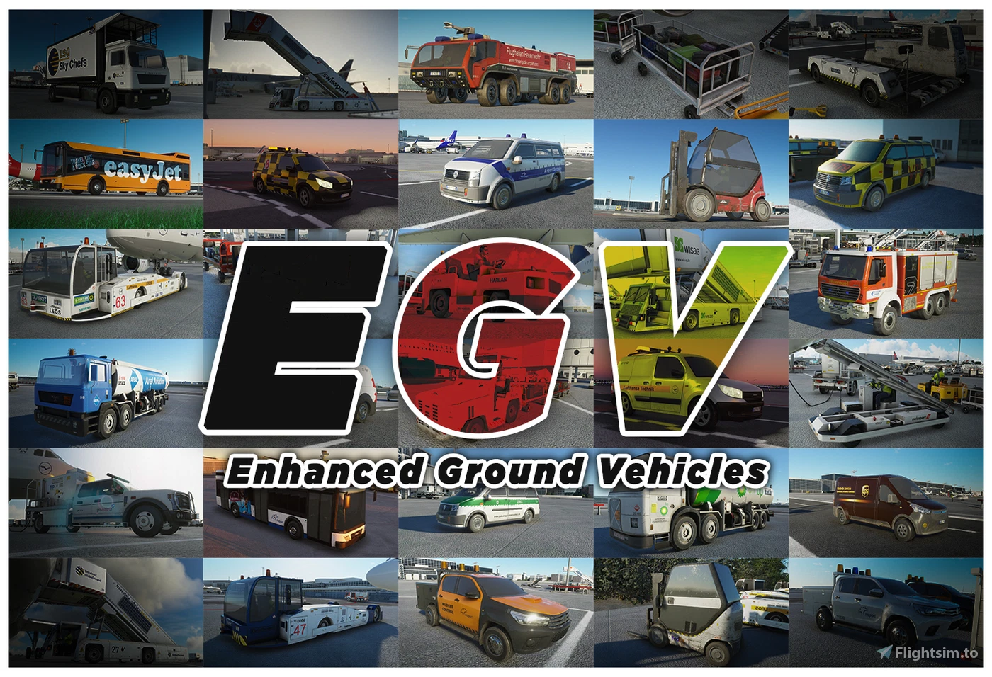 Enhanced Ground Vehicles for Microsoft Flight Simulator | MSFS