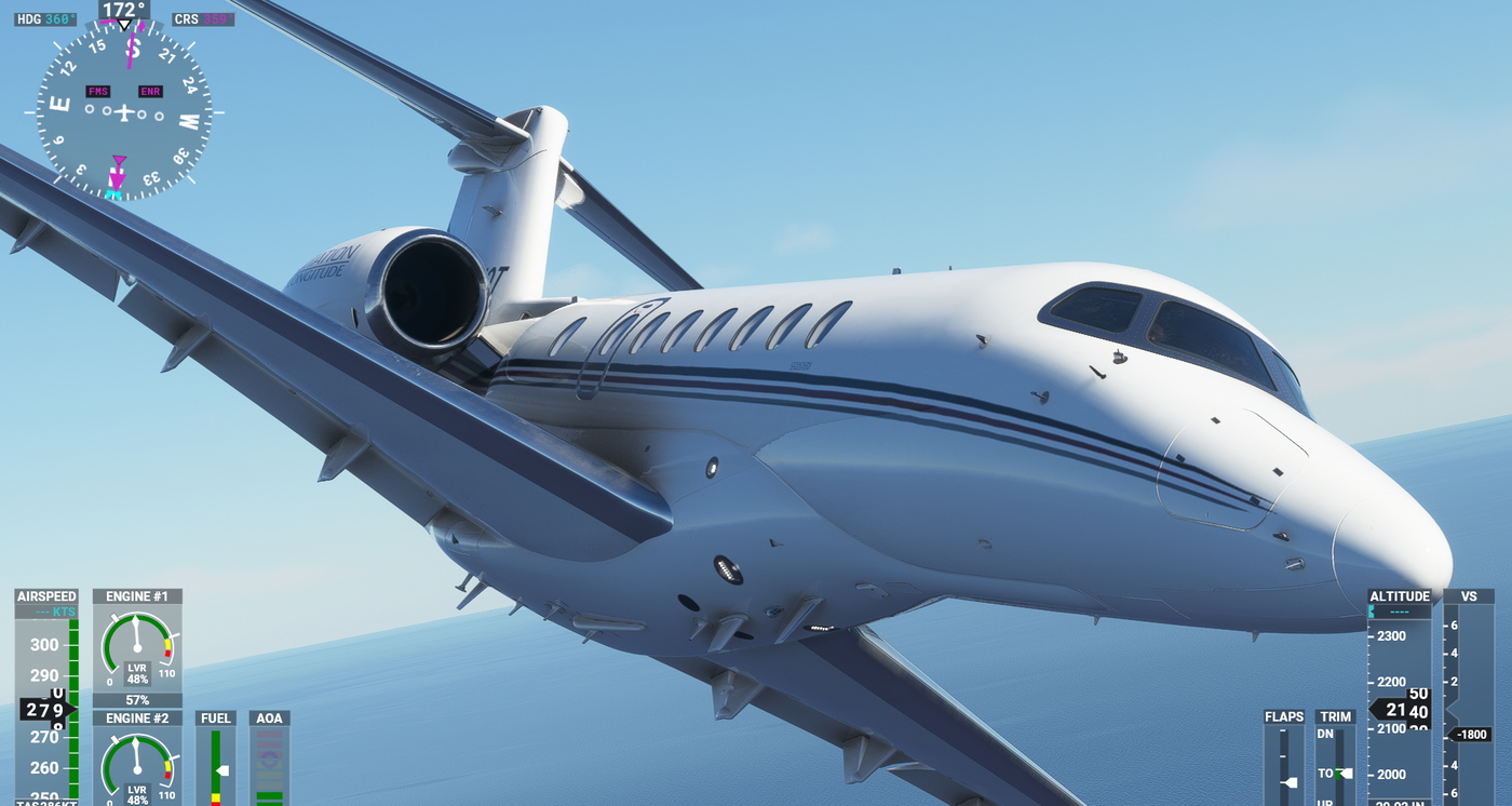 NETJETS Citation Longitude for Microsoft Flight Simulator | MSFS