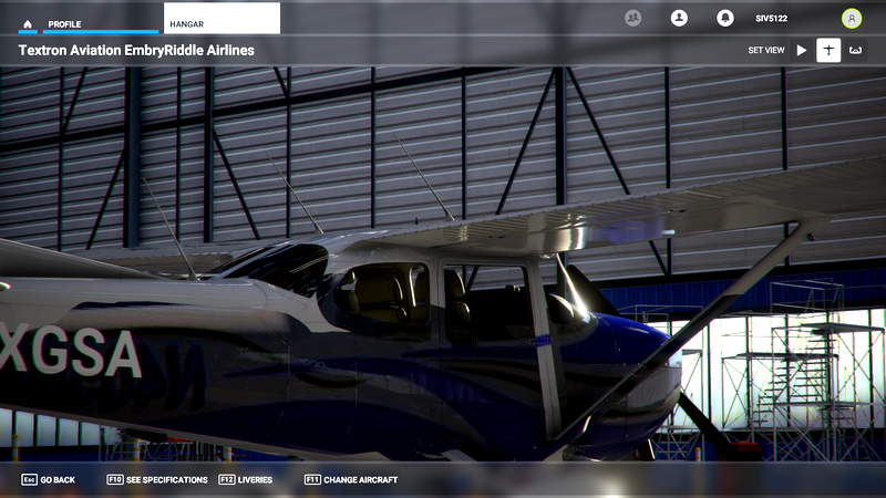 Cessna 172 G1000 Embry Riddle Livery for Microsoft Flight Simulator | MSFS