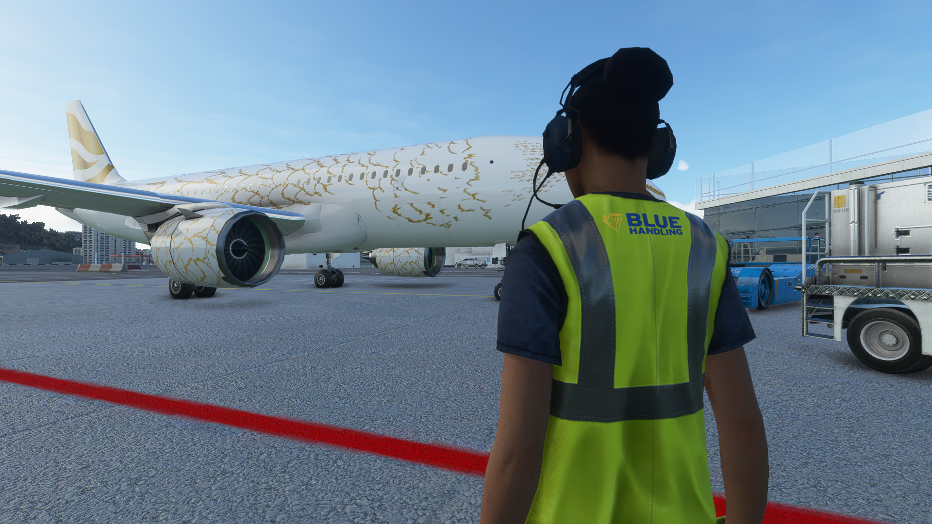 [Ground Handling] Blue Handling Textures (Ryanair) - MSFS Add-on ...