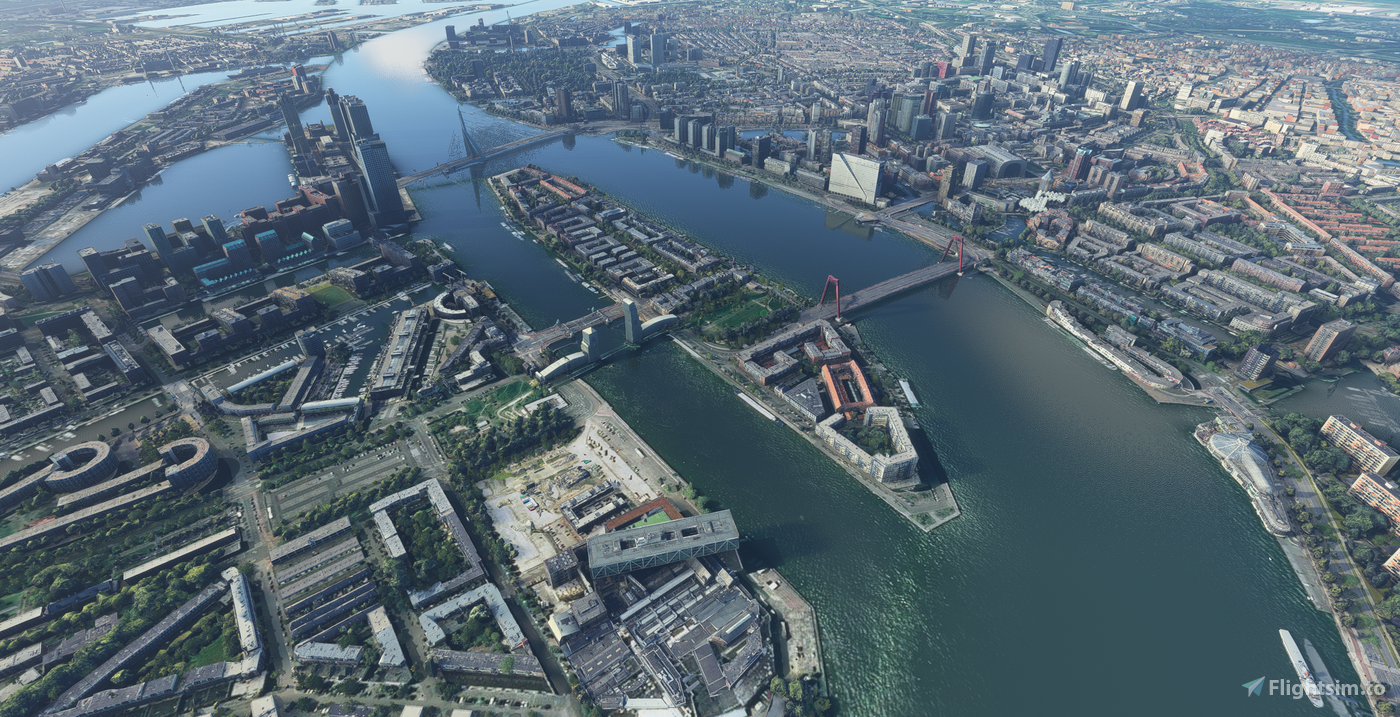 Rotterdam - City for Microsoft Flight Simulator | MSFS