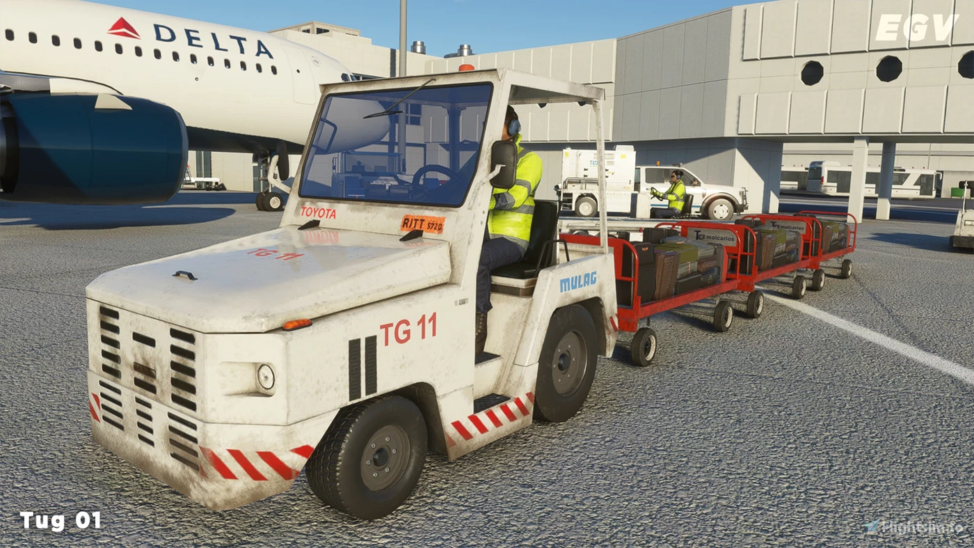 Enhanced Ground Vehicles for Microsoft Flight Simulator | MSFS