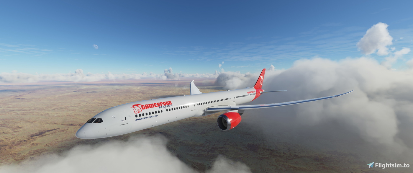 Gamerpard Airline (VA) B787 Livery for Microsoft Flight Simulator | MSFS