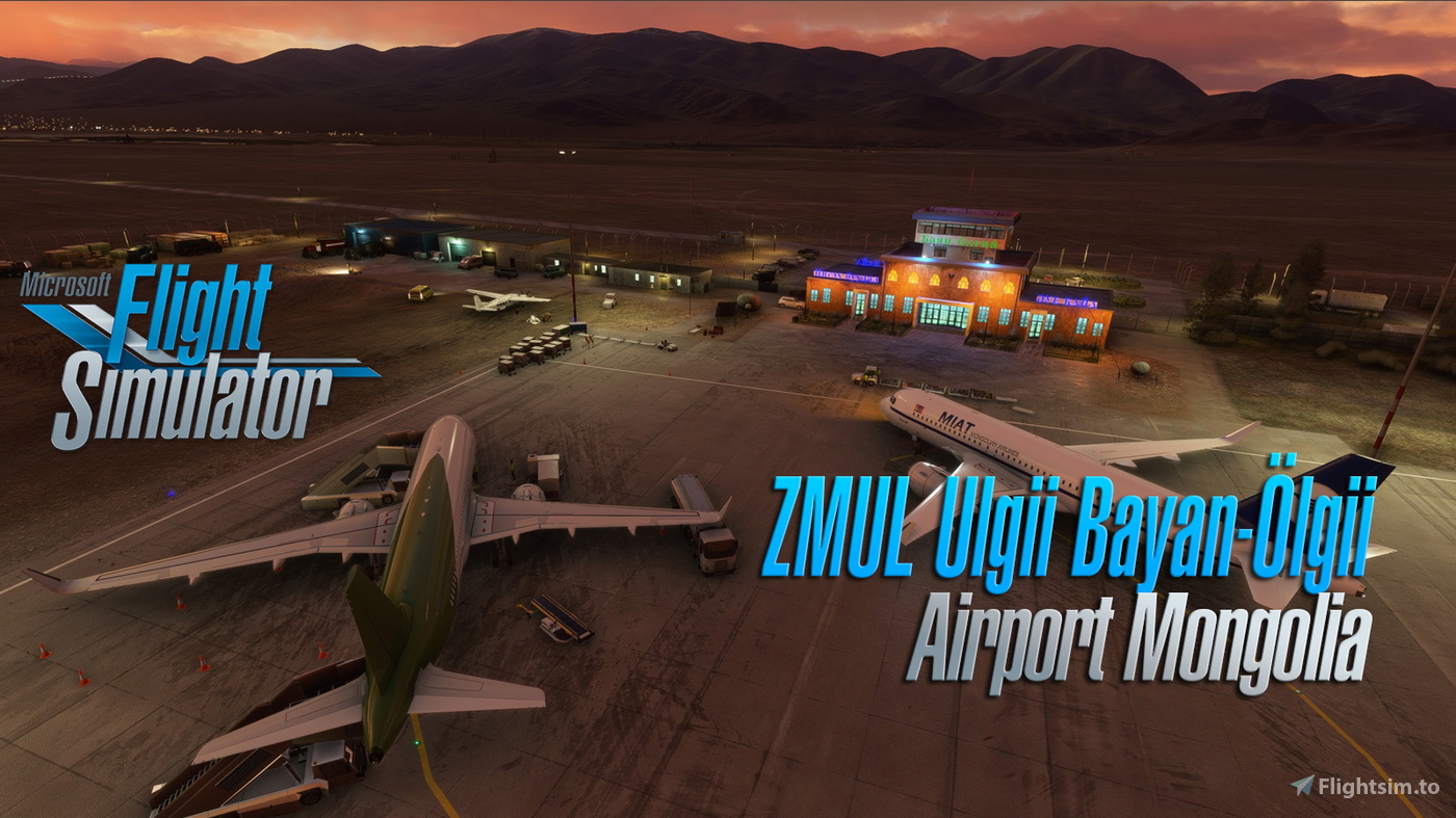 Ölgii Airport ZMUL (Mongolia) v1.1 for Microsoft Flight Simulator | MSFS