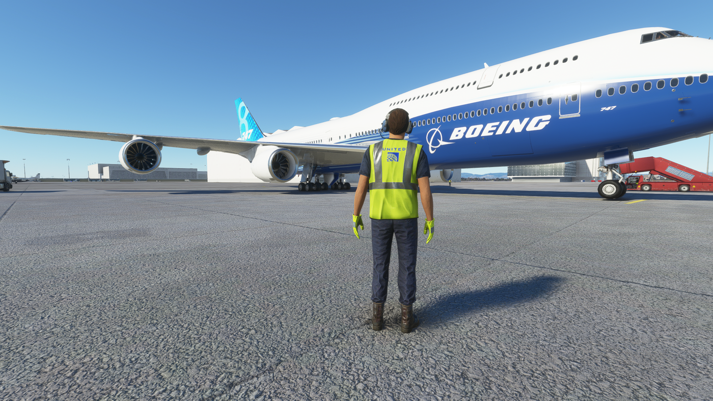 Ground Workers | United Airlines for Microsoft Flight Simulator | MSFS