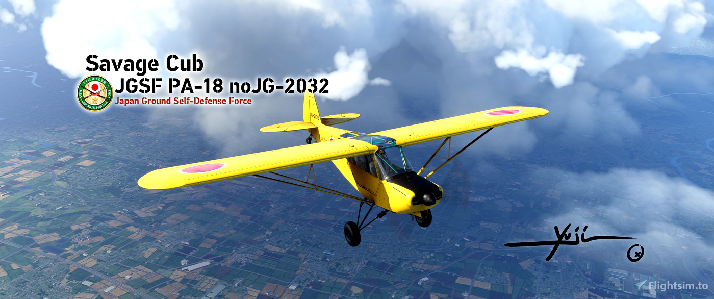 JGSF PA-18 noJG-2032 for Microsoft Flight Simulator | MSFS