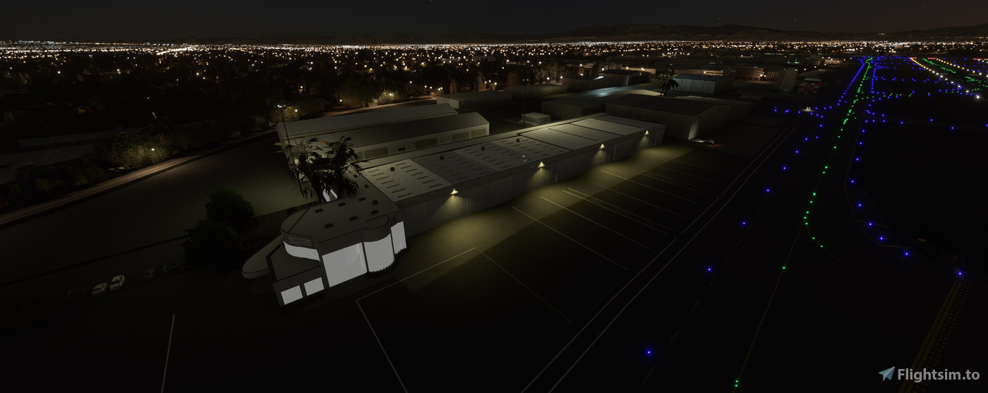 Van Nuys Airport, Van Nuys CA USA - KVNY V1.8 for Microsoft Flight ...