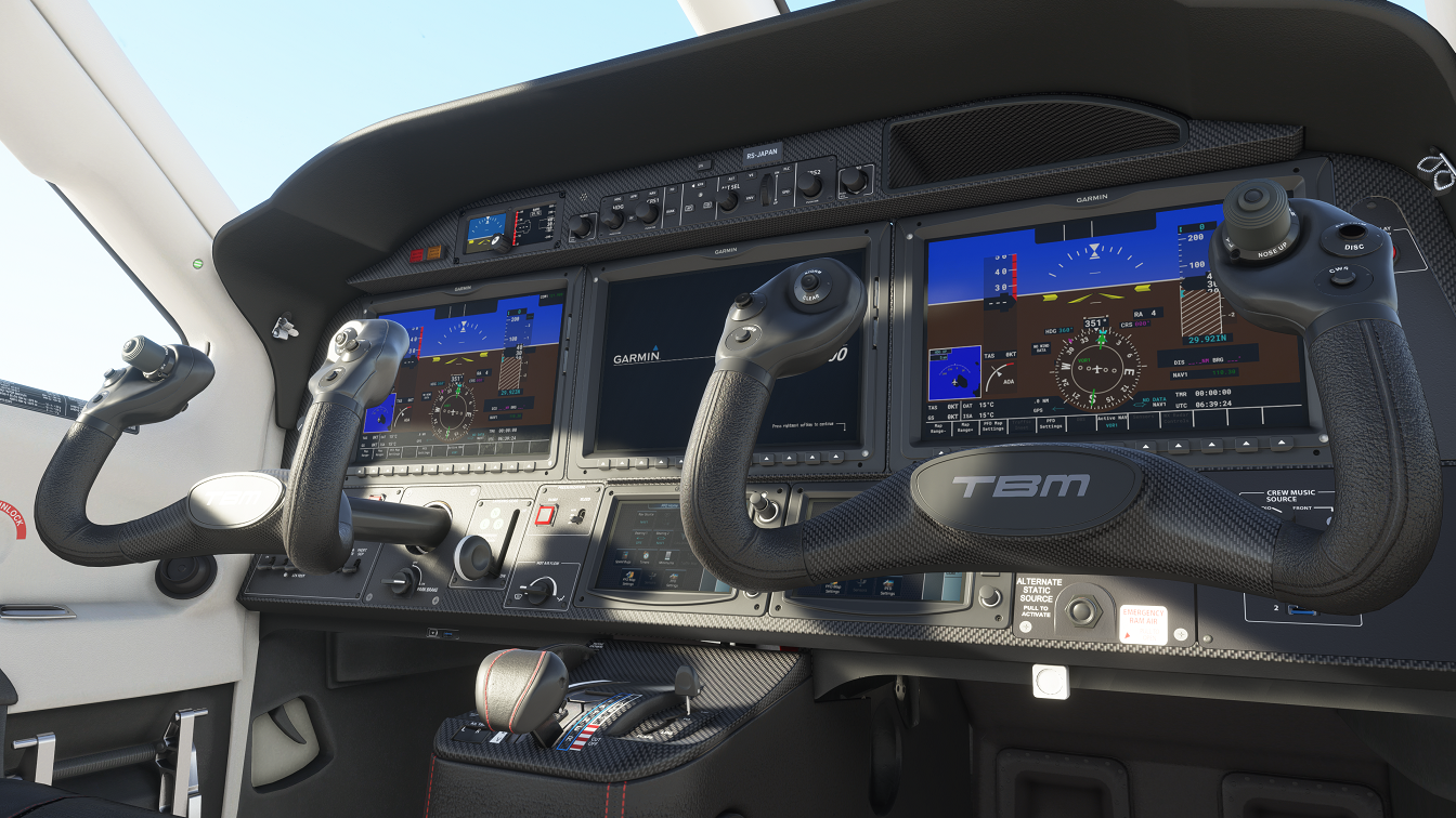 Daher TBM 930 Cockpit Livery Black Carbon Fiber Update! for Microsoft ...