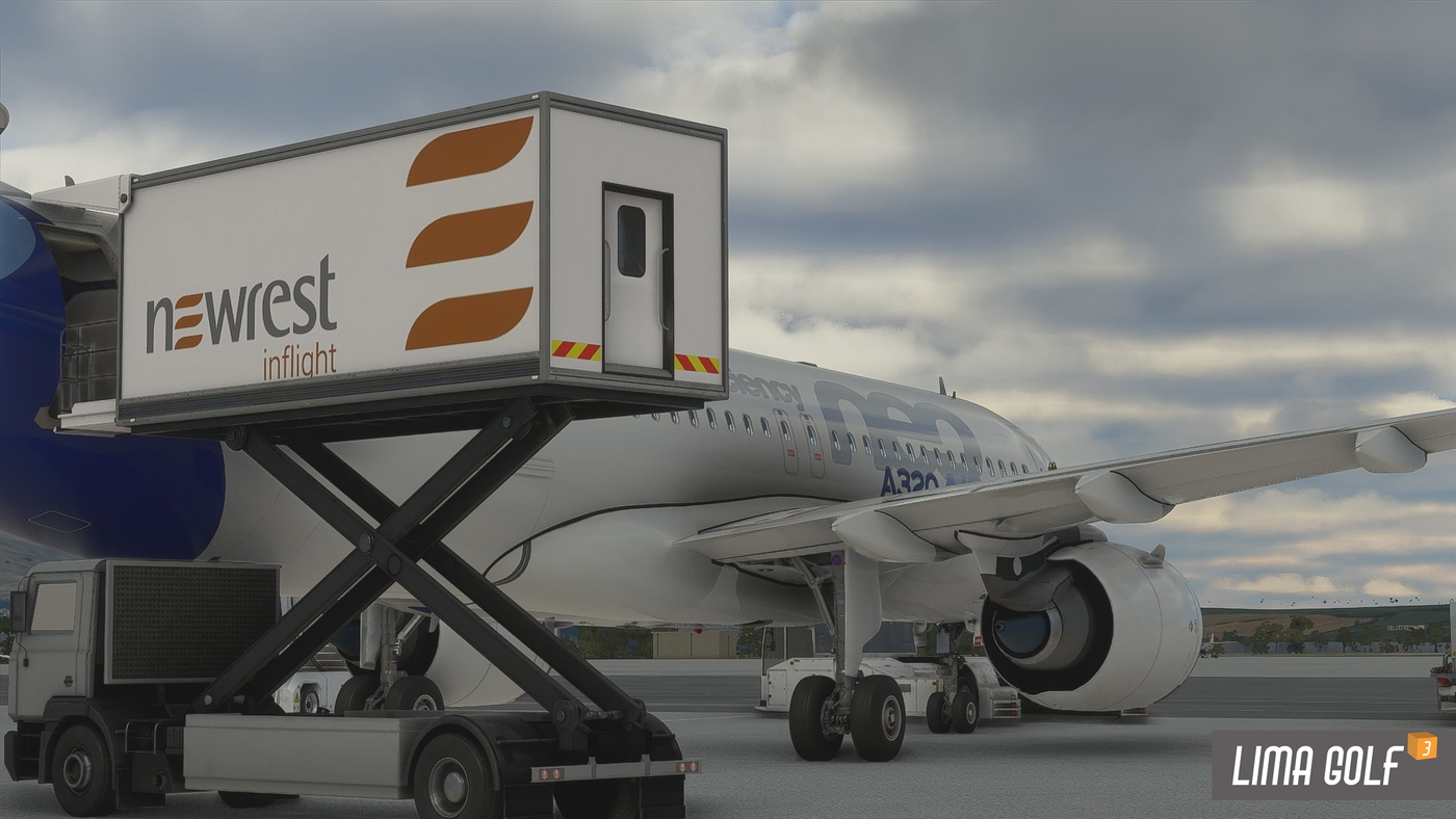 Newrest Catering Truck livery for Microsoft Flight Simulator | MSFS