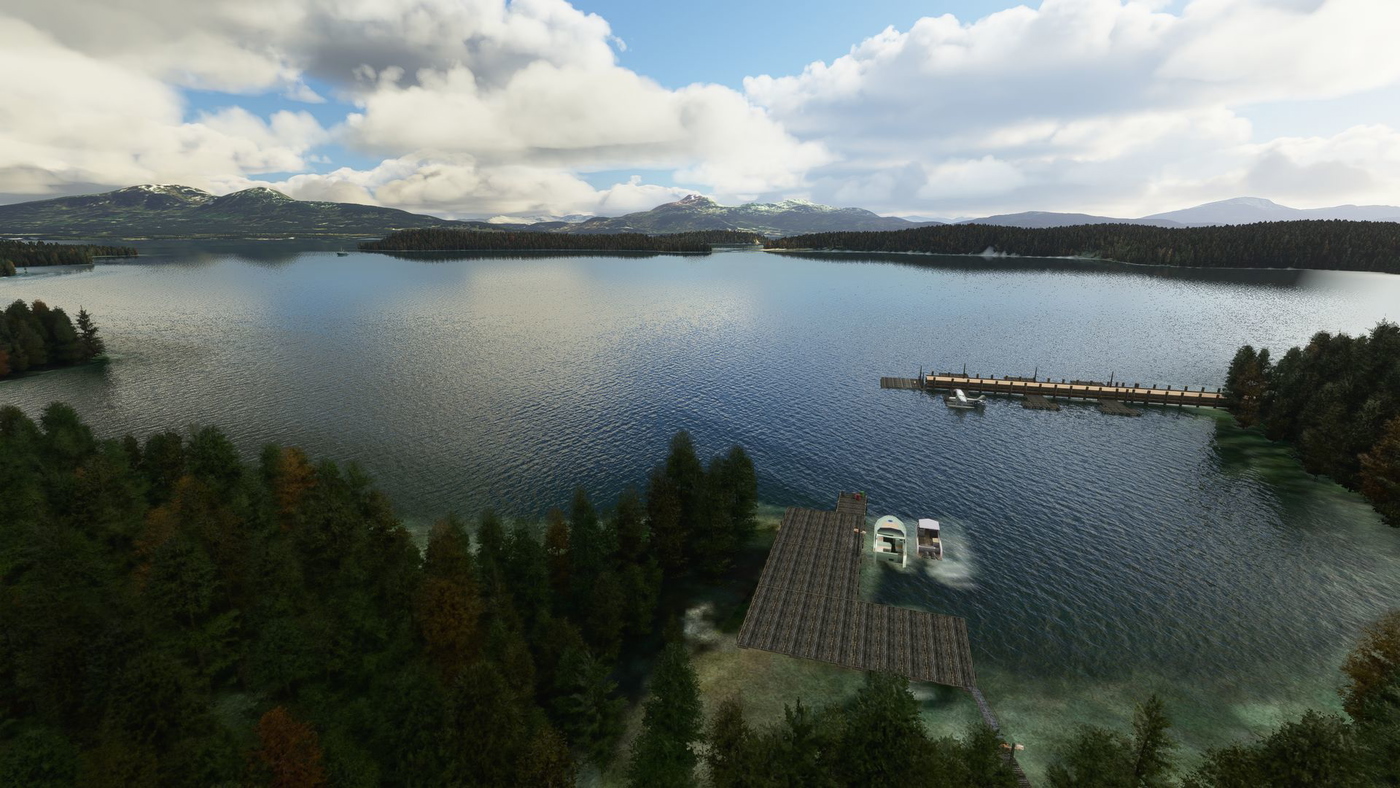 Aleneva seaplane base (AED) Kodiak island, Alaska for Microsoft Flight ...