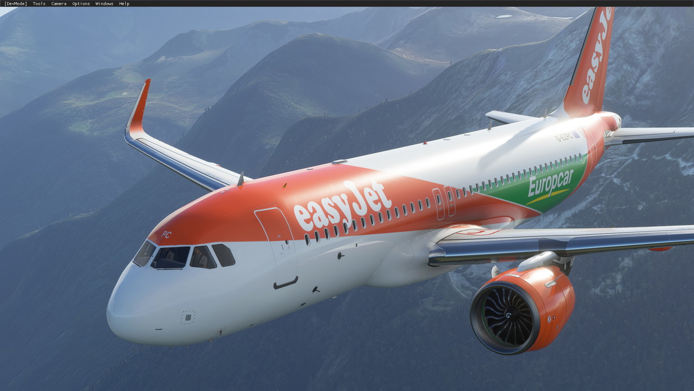 A320 NEO EasyJet Europcar pour Microsoft Flight Simulator | MSFS
