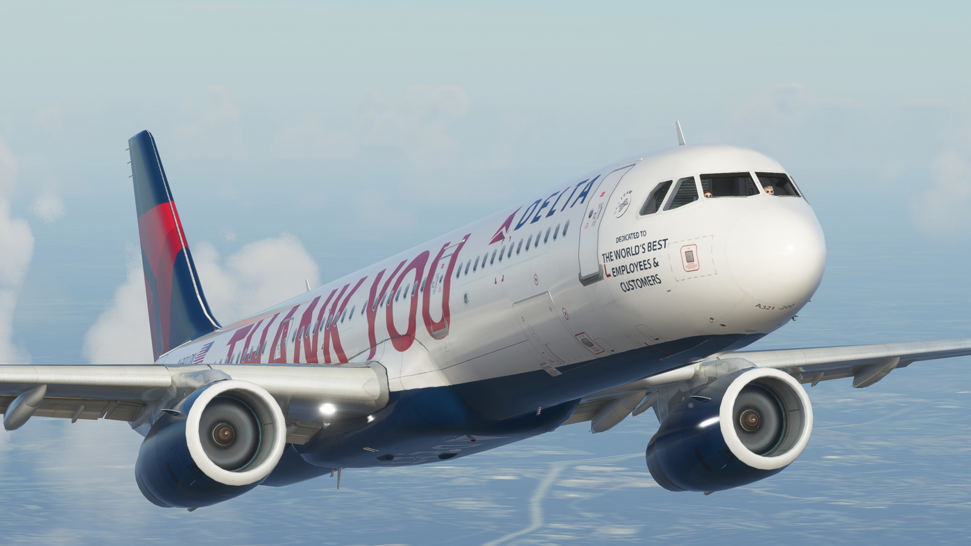Delta Airlines "Thank You" [4K] - A321 für Microsoft Flight Simulator ...