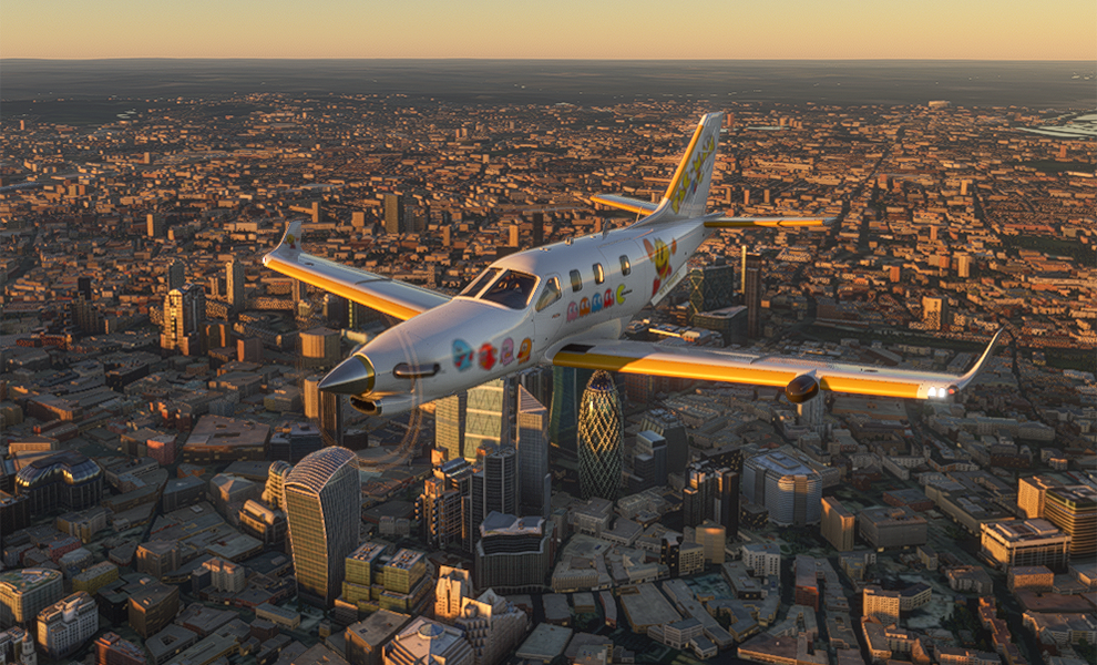 TBM 930 Air Pac-Man Trimmed for Microsoft Flight Simulator | MSFS