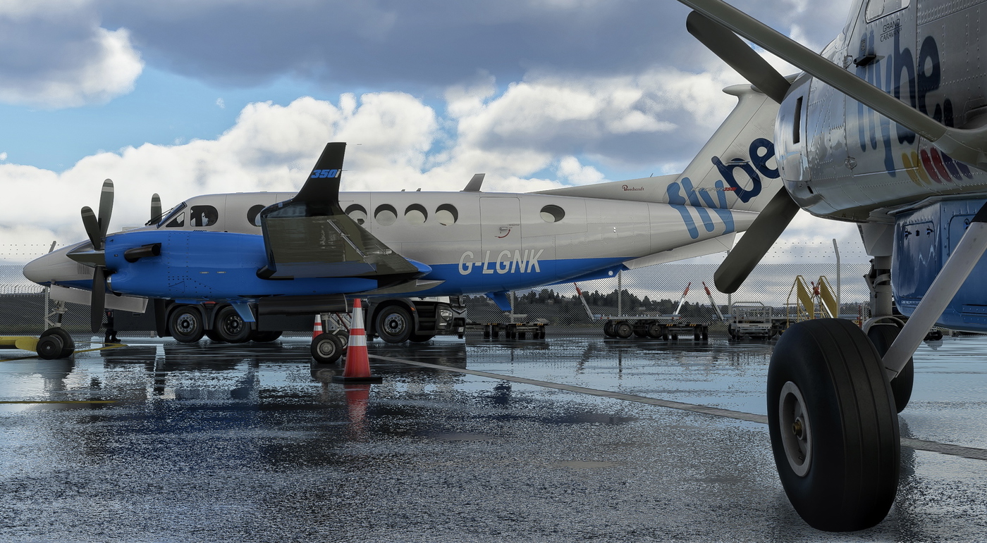 Beechcraft King Air350 Flybe for Microsoft Flight Simulator | MSFS