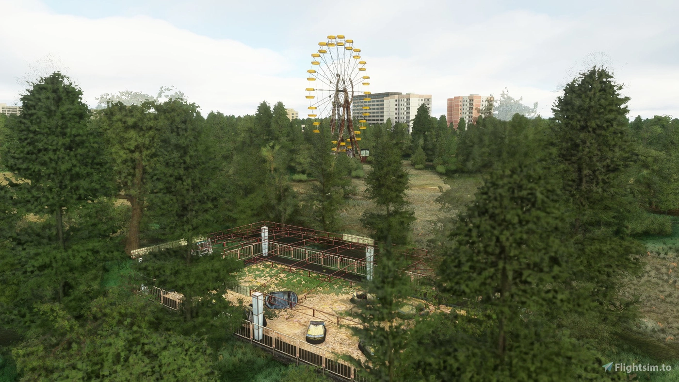 Chernobyl NPP and Pripyat town for Microsoft Flight Simulator | MSFS