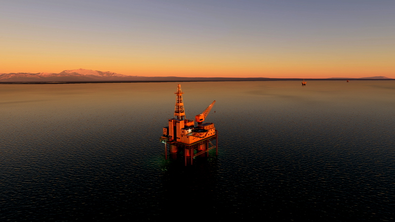 Alaska - Cook Inlet Oil Rig placements for Microsoft Flight Simulator ...