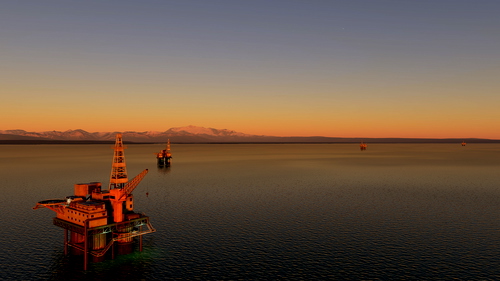 Alaska - Cook Inlet Oil Rig placements » Microsoft Flight Simulator