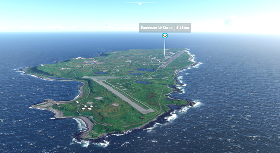 PASY Eareckson Air Station And Shemya Island Satellite Imagery ...