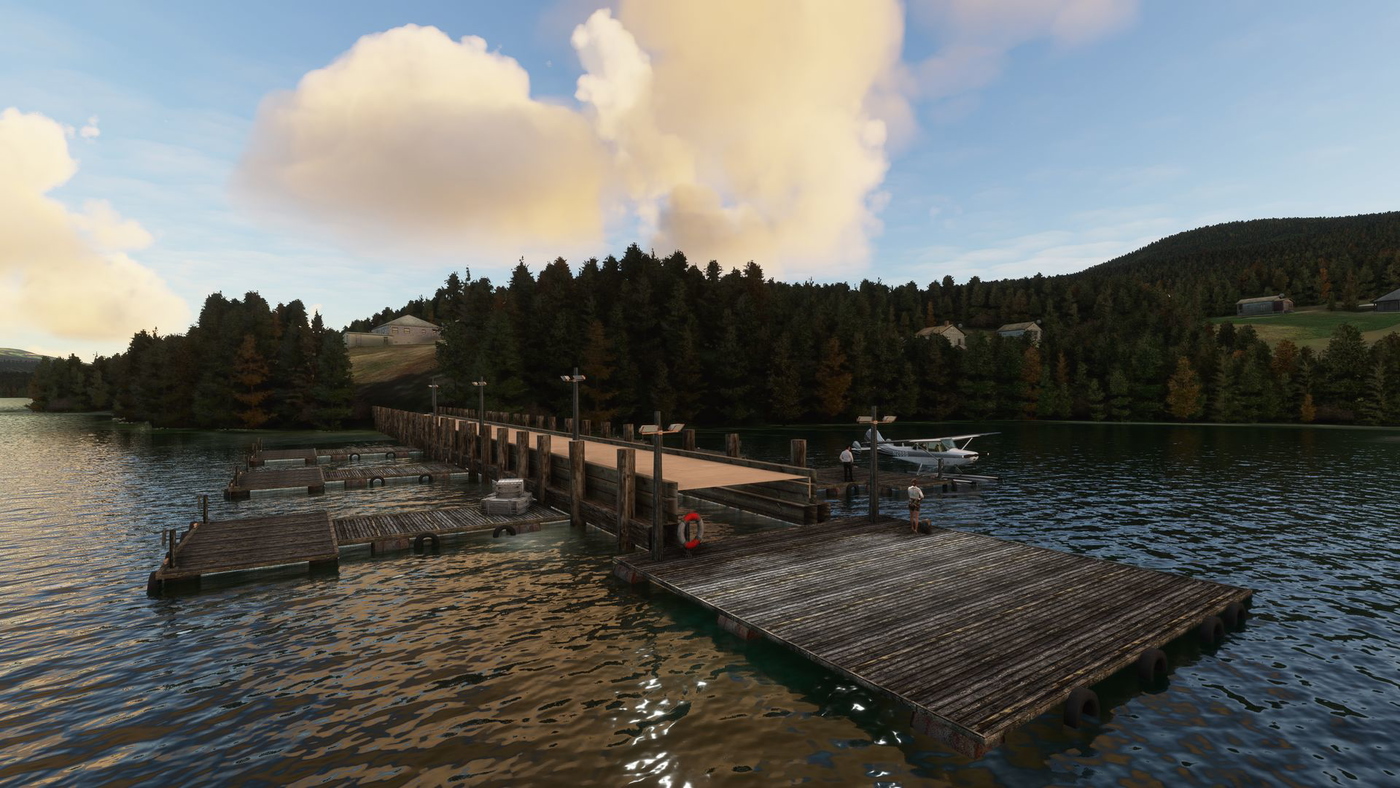 Aleneva seaplane base (AED) Kodiak island, Alaska for Microsoft Flight ...