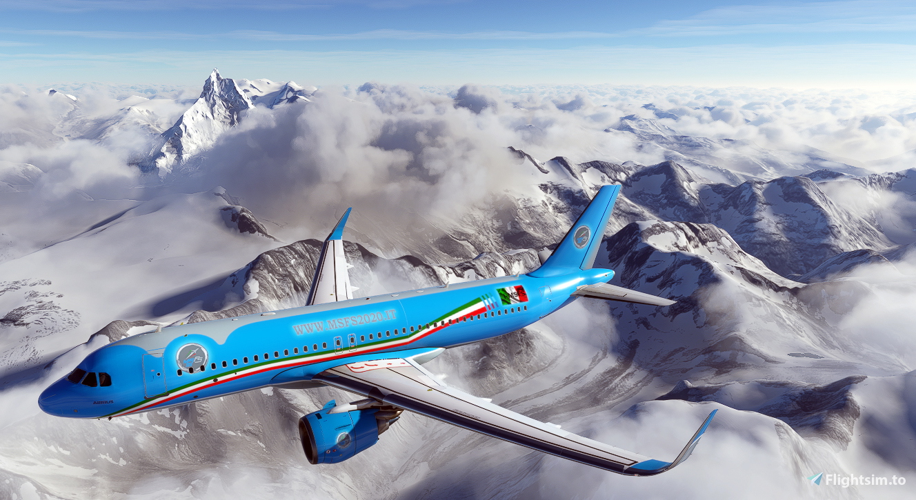 A320 Neo - MSFS2020 Tricolore 4K for Microsoft Flight Simulator | MSFS