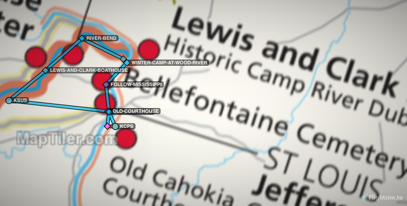 Gateway Arch National Park (and Lewis & Clark Trail) Flight Plan for ...