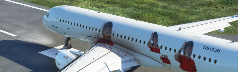 CURSED THINKING KID - MEME LIVERY for Microsoft Flight Simulator | MSFS