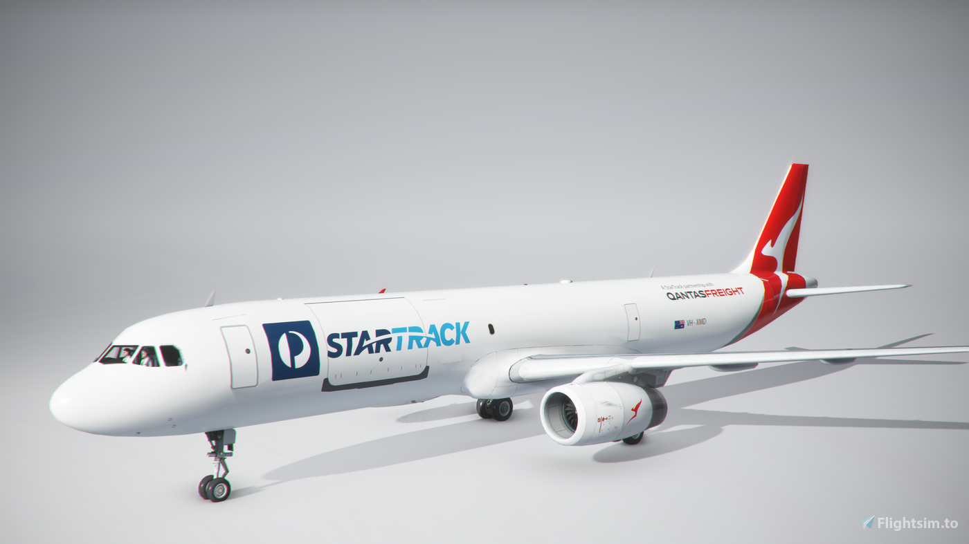 Qantas Freight / Australia Post (StarTrack version) A321 [4K] for ...