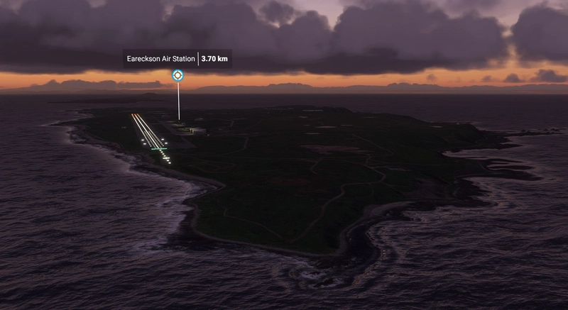 PASY Eareckson Air Station And Shemya Island Satellite Imagery for ...