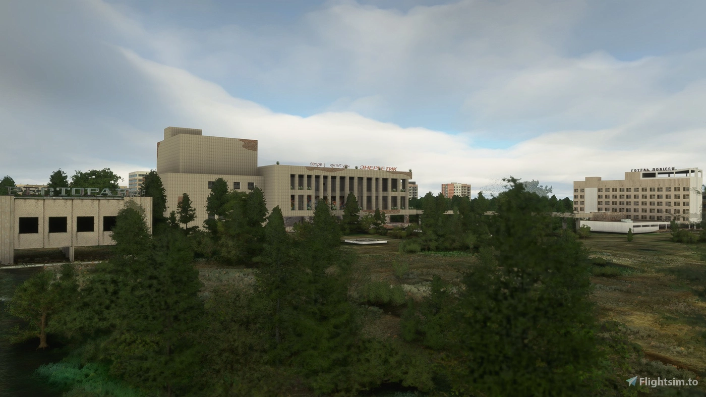 Chernobyl NPP and Pripyat town for Microsoft Flight Simulator | MSFS