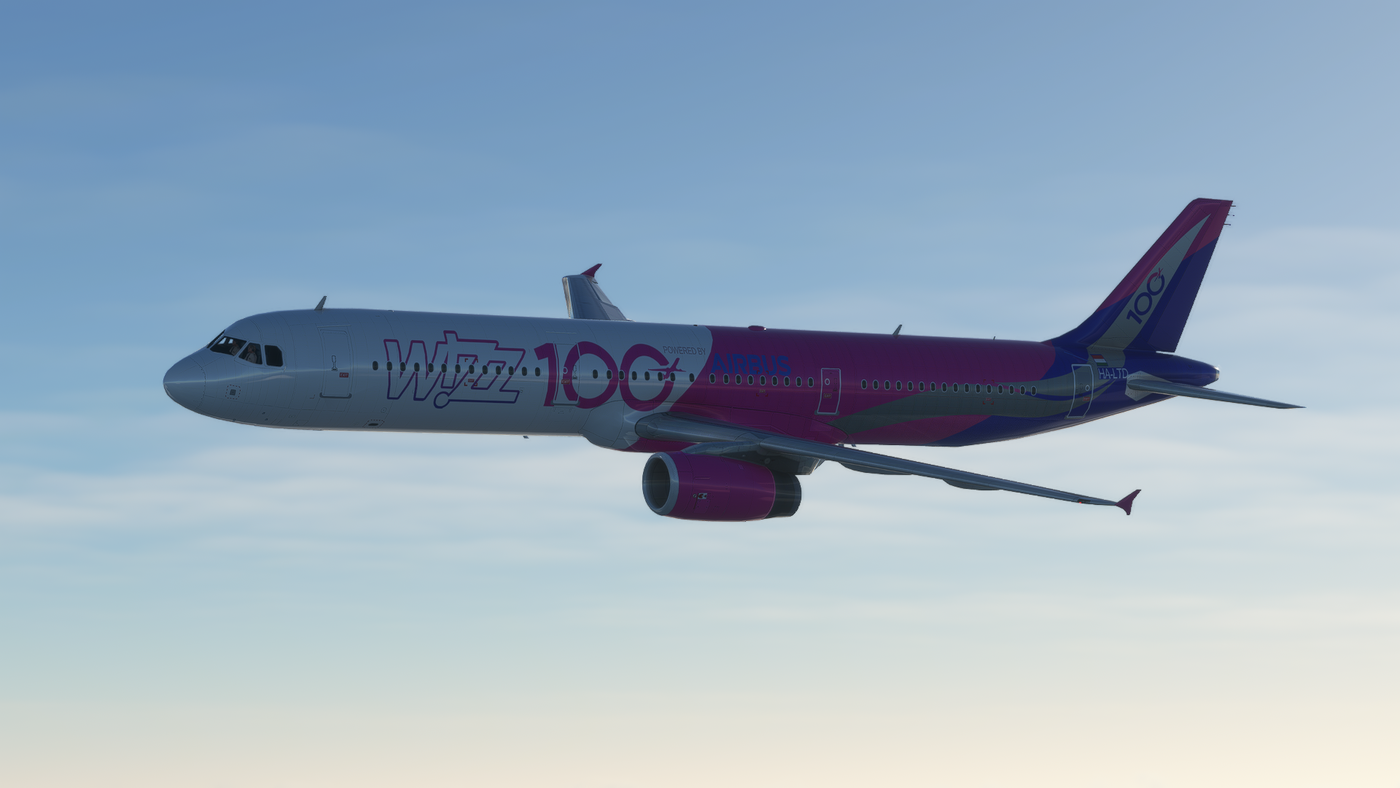 Wizz Air 100 A321 [Realistic Livery] (HA-LTD) [4k] for Microsoft Flight ...