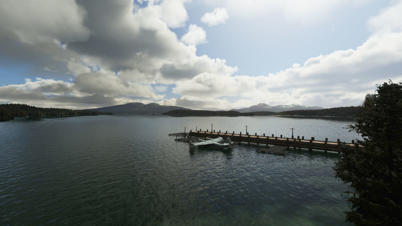 Aleneva seaplane base (AED) Kodiak island, Alaska for Microsoft Flight ...