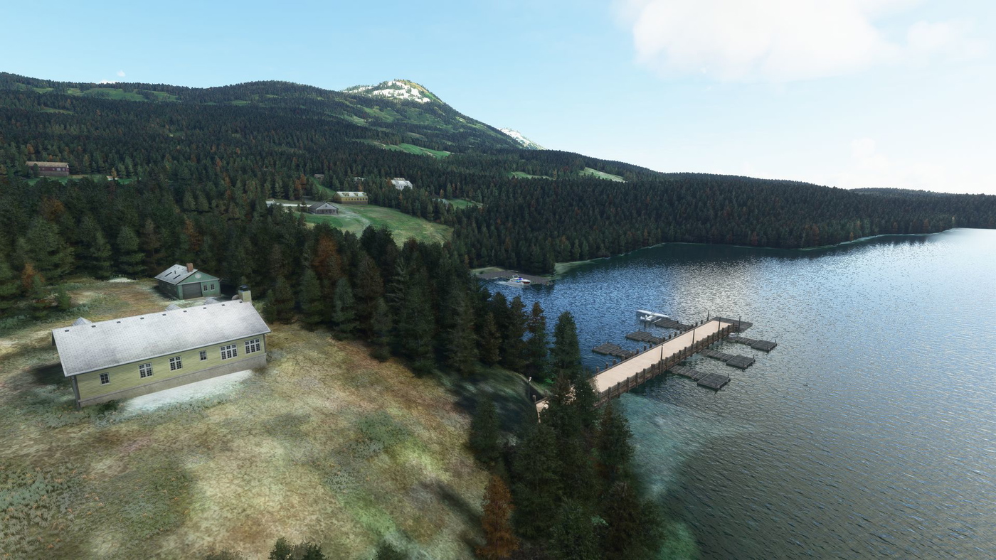 Aleneva seaplane base (AED) Kodiak island, Alaska for Microsoft Flight ...