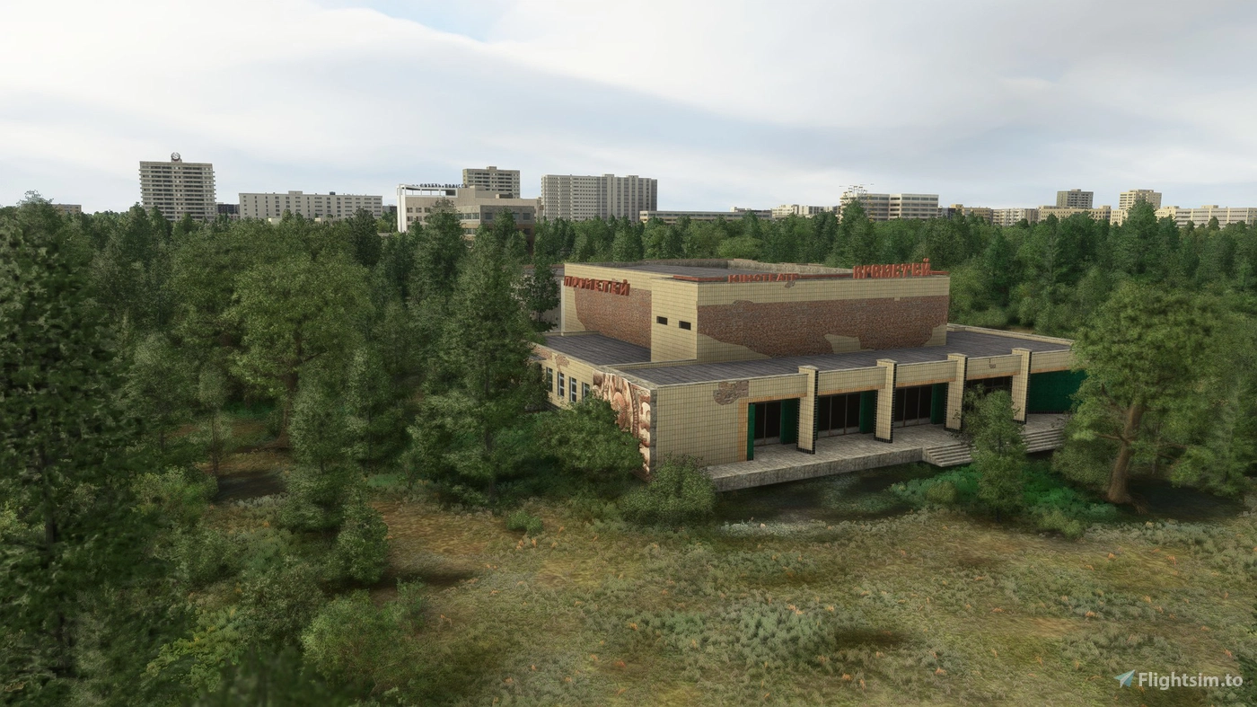 Chernobyl NPP and Pripyat town for Microsoft Flight Simulator | MSFS