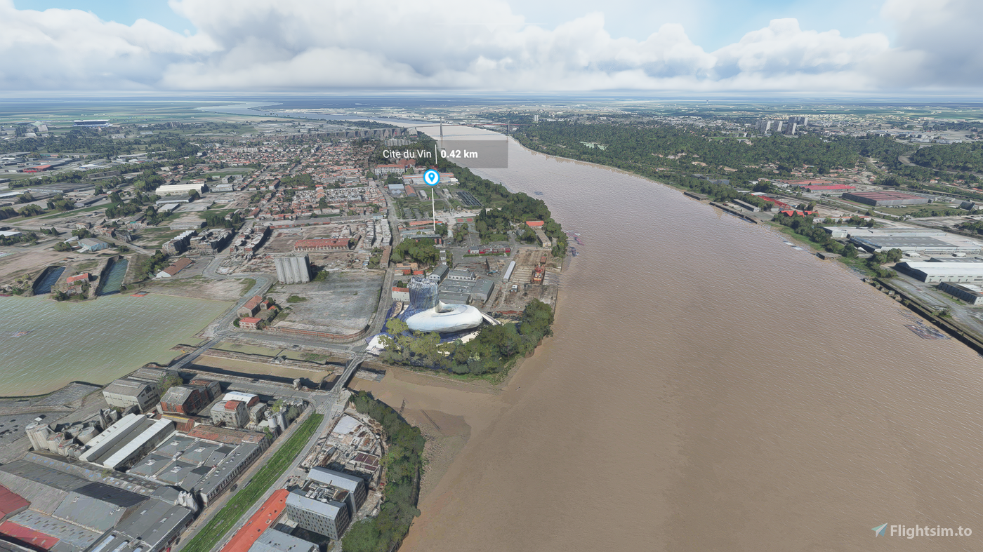 Cité du Vin, Bordeaux for Microsoft Flight Simulator | MSFS
