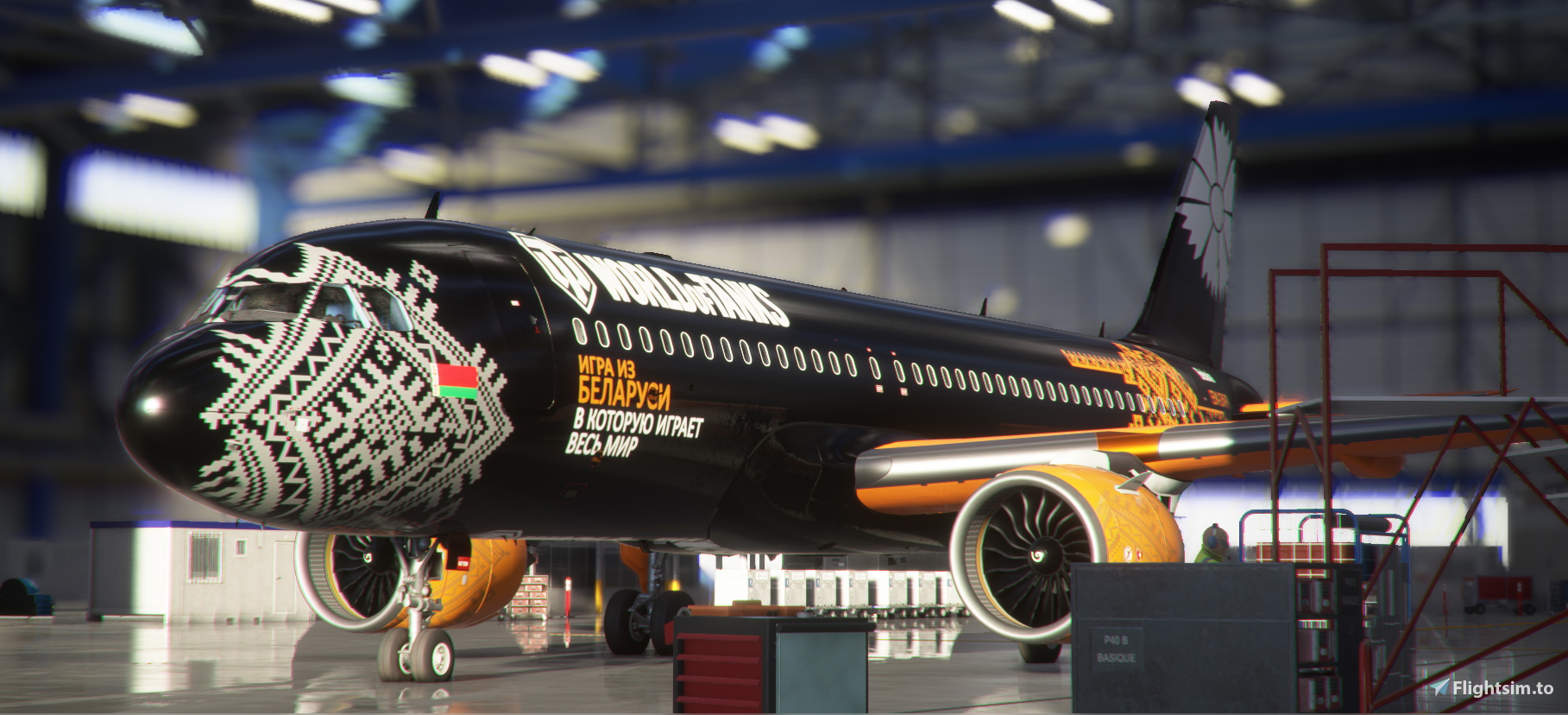 [A32NX] EW-254PA BELAVIA (World Of Tanks LIVERY) FlyByWire - MSFS Add ...