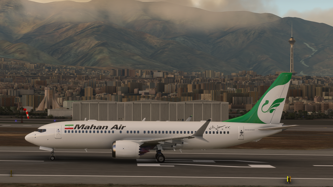 Mahan Air Boeing 737 Max (5K*10K) for Microsoft Flight Simulator | MSFS