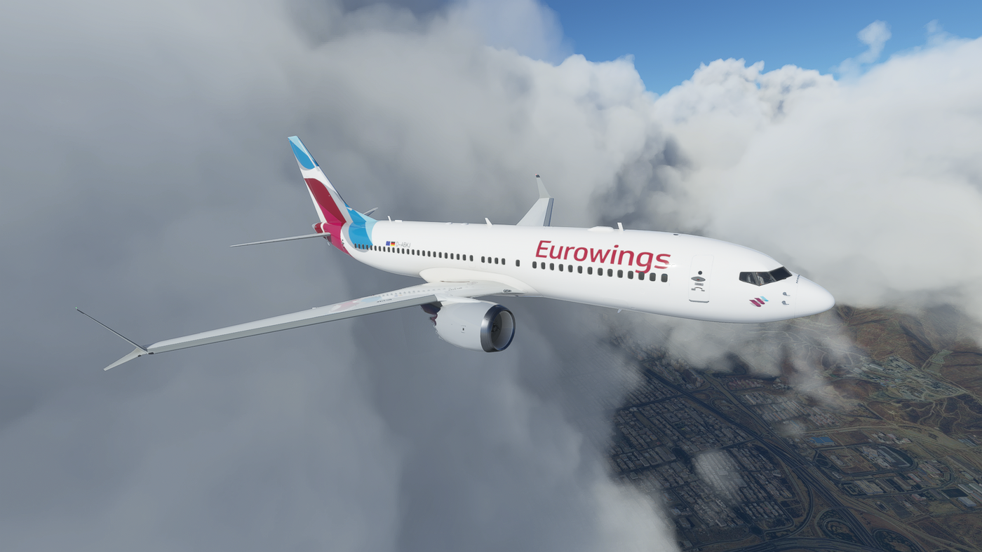 Eurowings Boeing 737 Max (5K*10K) for Microsoft Flight Simulator | MSFS
