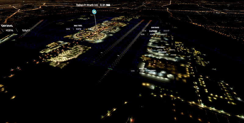 KDFW - Dallas/Fort Worth International Airport - Night Lighting FIx for ...