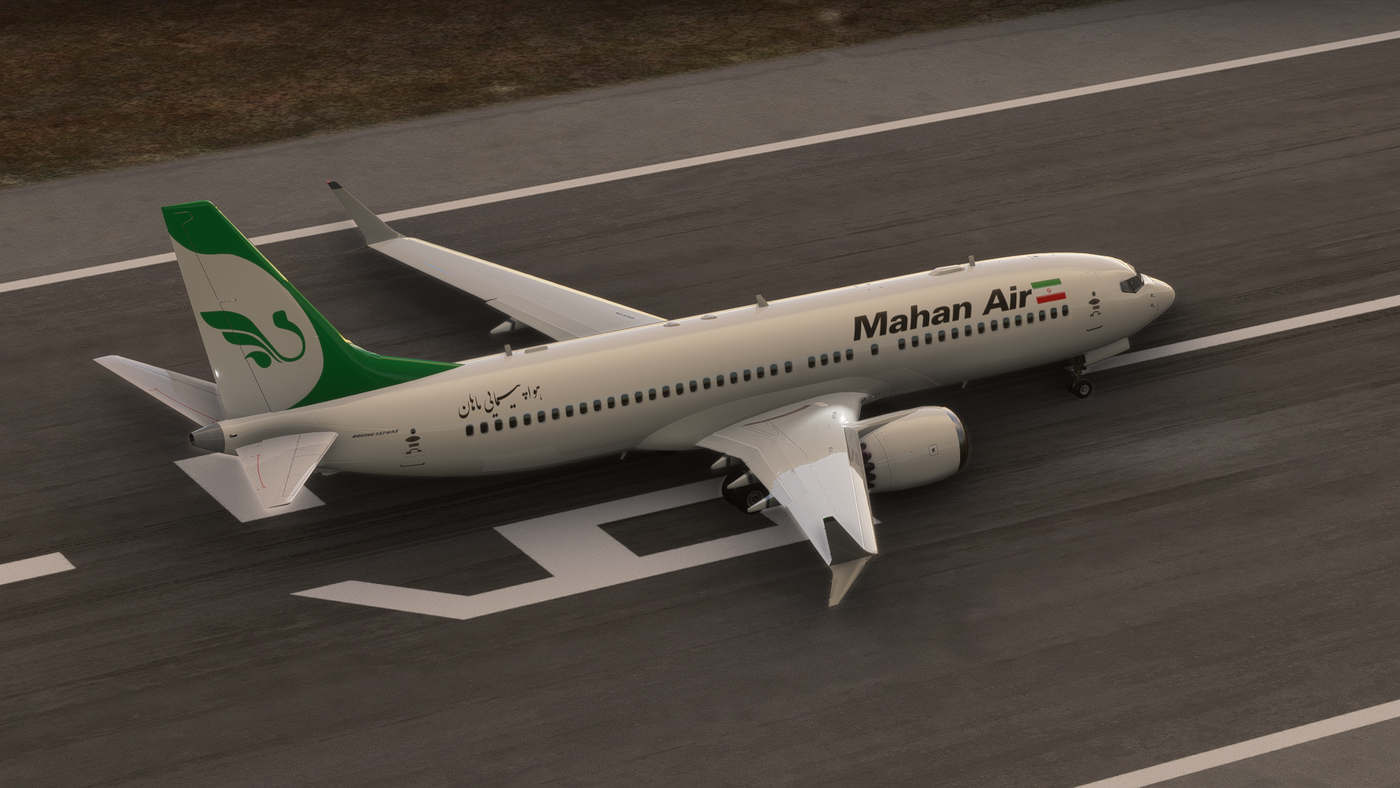 Mahan Air Boeing 737 Max (5K*10K) for Microsoft Flight Simulator | MSFS
