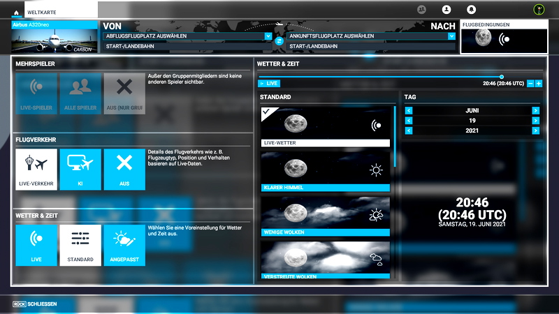 MS FS 2020 - Modern UI for Microsoft Flight Simulator | MSFS