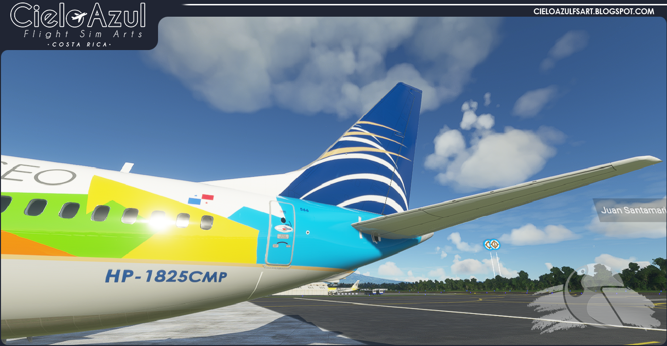 Copa Airlines | HP-1825CMP | Bredok3D 737M8 (7.5K) - MSFS Add-on ...