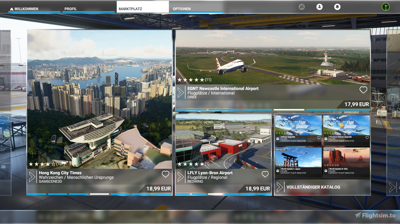 MS FS 2020 - Modern UI for Microsoft Flight Simulator | MSFS