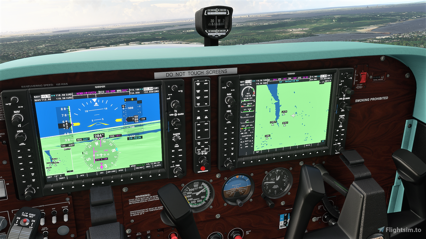 Cessna 172 (G1000) AQUA for Microsoft Flight Simulator | MSFS