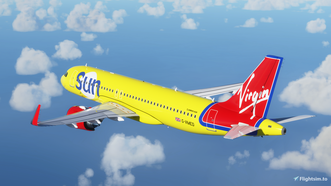 Virgin Sun - A320Neo [8K] for Microsoft Flight Simulator | MSFS
