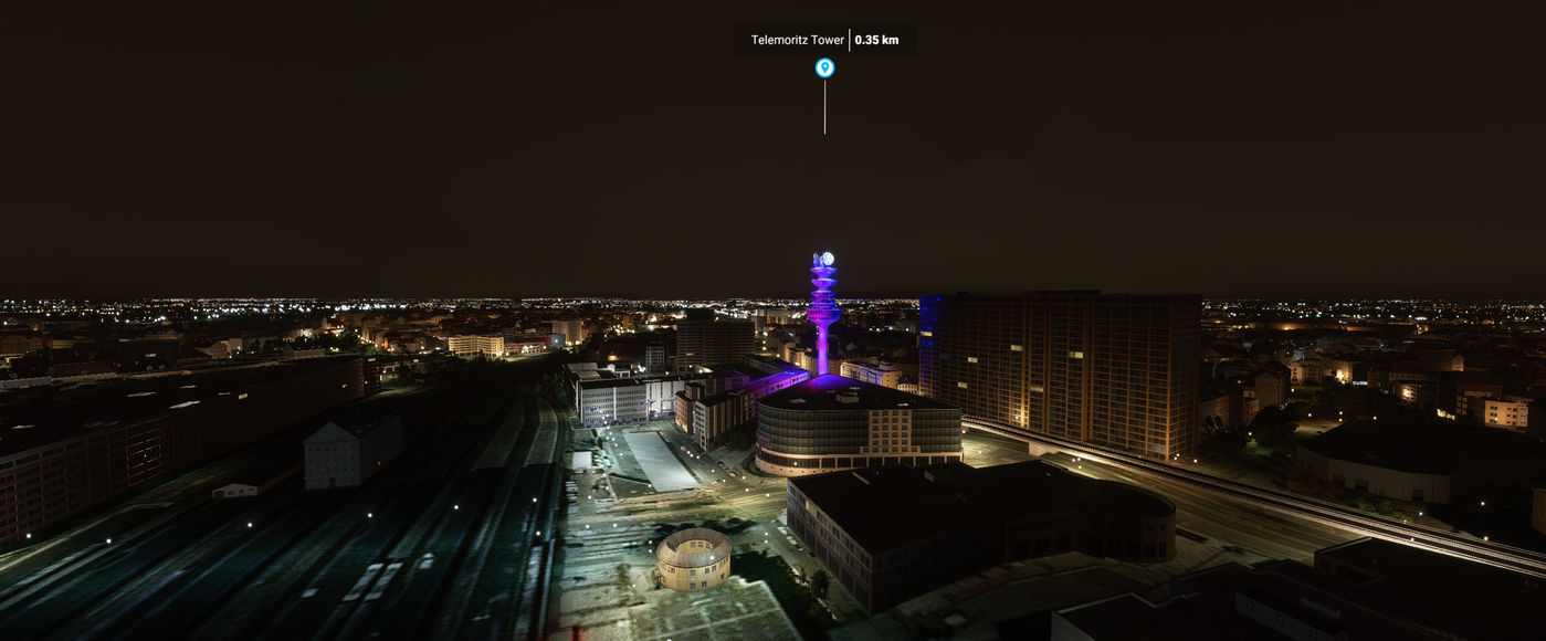 Telemoritz Tower, Hanovre - Allemagne for Microsoft Flight Simulator | MSFS