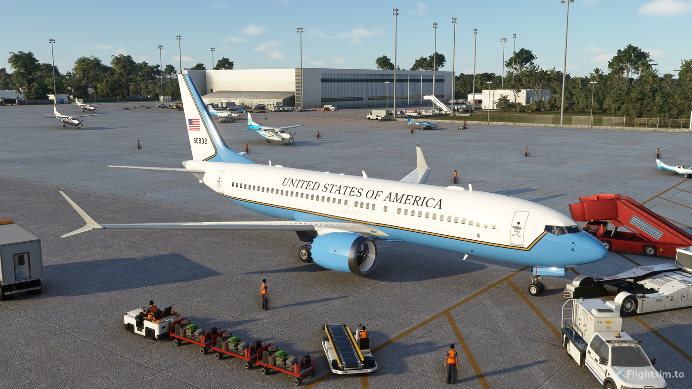 USAF Air Force - 737 MAX for Microsoft Flight Simulator | MSFS