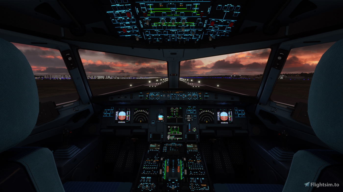 A320 Neo Repaint + Wingman - Carbon Design Cockpit for Microsoft Flight ...