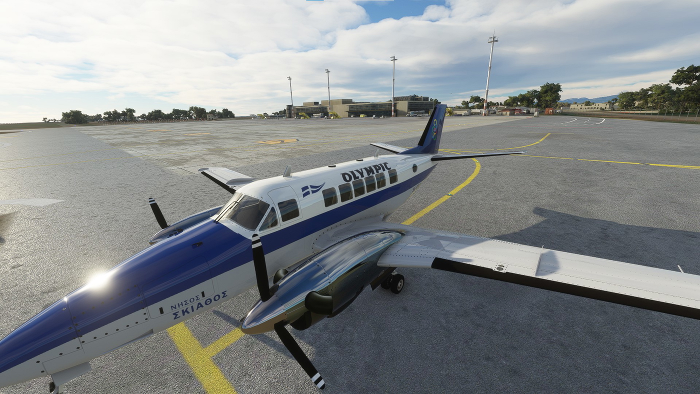 VIRTUALCOL - BEECH99B Olympic airways for Microsoft Flight Simulator | MSFS